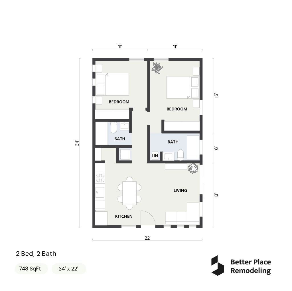 Discover Perfect 2 Bed 2 Bath ADU Plans