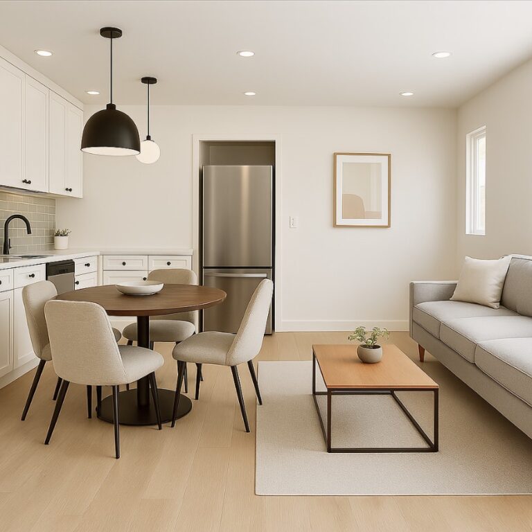 Modern ADU Floor Plans 800 sq ft | 2 Bed Maple Design