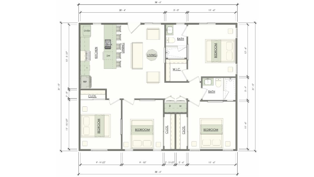 ADU Floor Plans | Custom 400-1200 Sq Ft Designs