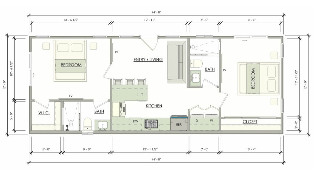 ADU Floor Plans | Custom 400-1200 Sq Ft Designs