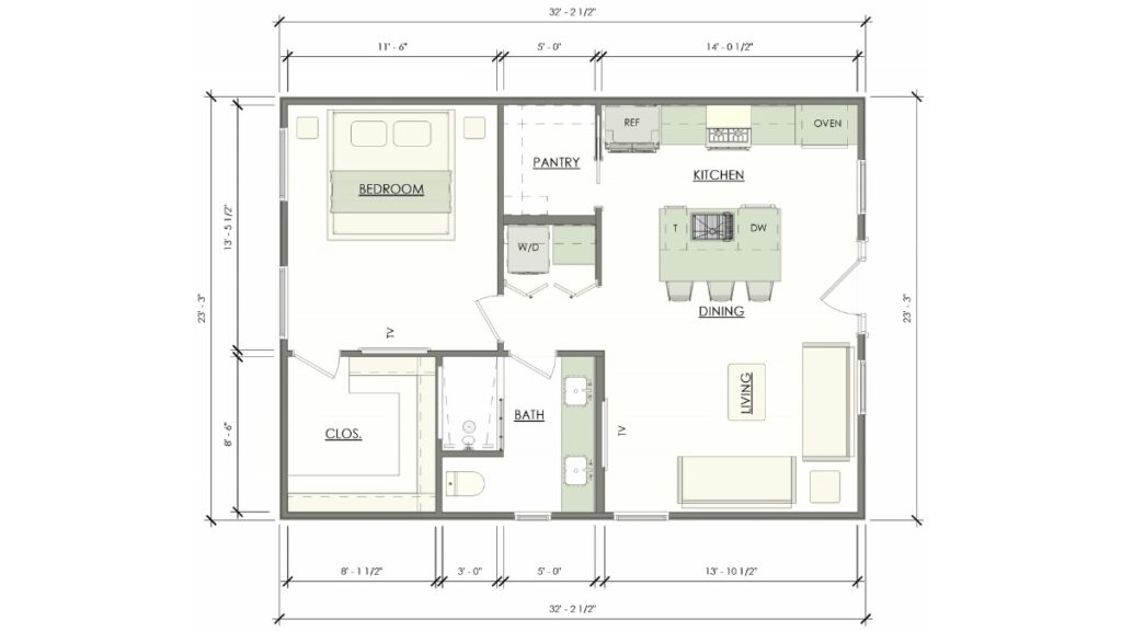 ADU Floor Plans | Custom 400-1200 Sq Ft Designs